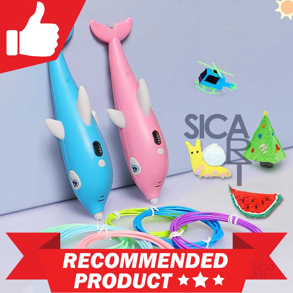 Jual Mainan Edukasi Anak Pena Gambar 3D - 3D Printing Pen Art Drawing ...