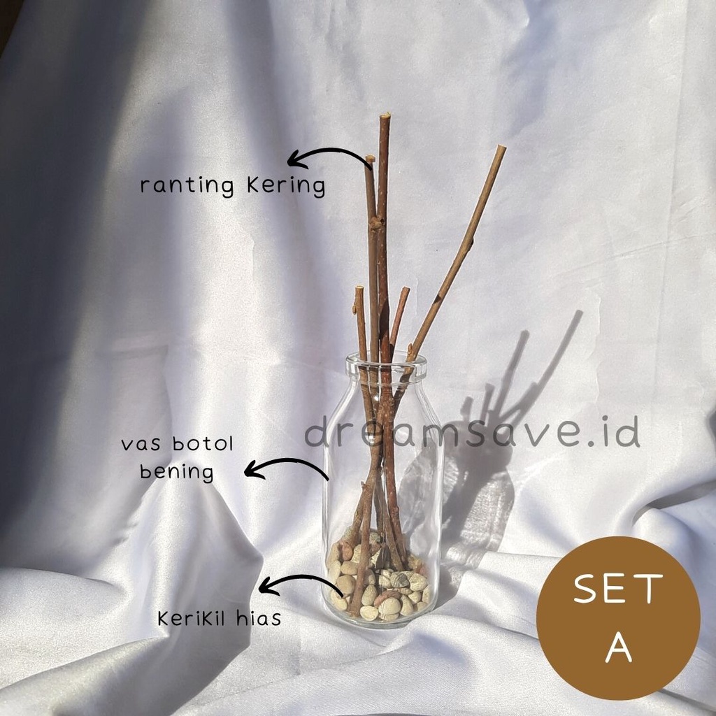 Jual VAS BENING/ VAS BOTOL/ VAS AESHETIC/ VAS MURAH/ VAS BUNGA KERING ...