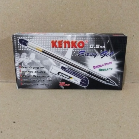 Jual Pena kenko easy gel / Pulpen kenko easy gel 0.5 mm harga per lusin | Shopee Indonesia