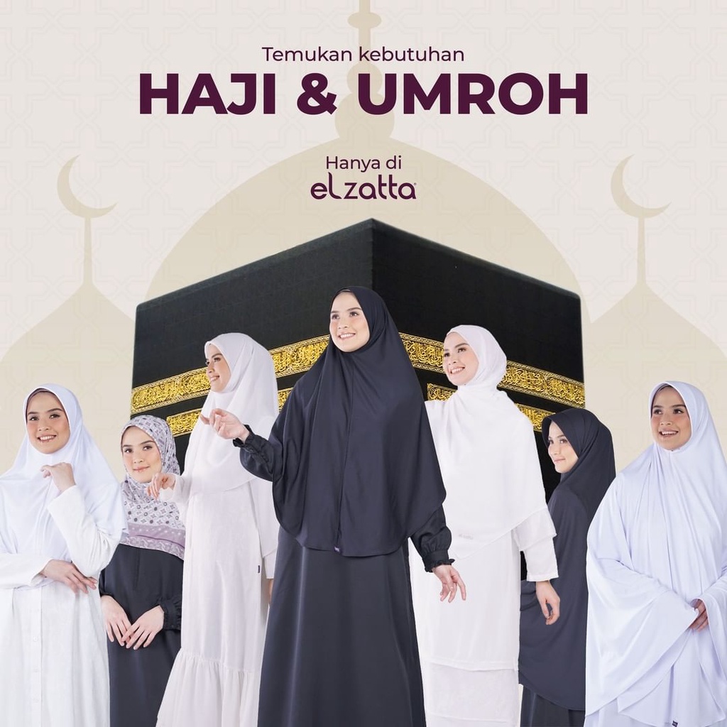 Jual ELZATTA PERLENGKAPAN UMROH MECCA KIT 1 ELZATTA | Shopee Indonesia