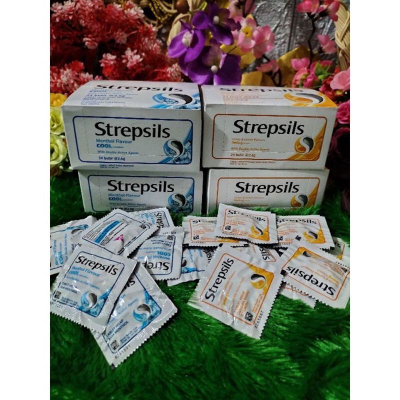 Jual Strepsil Permen Pelega Tenggorokan / Satuan / Rasa Mentol dan ...