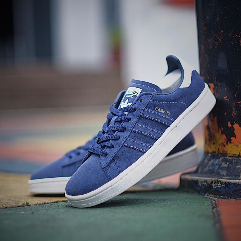 Jual Adidas Campus Blue Retro | Shopee Indonesia