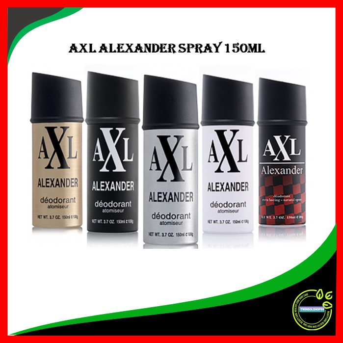 Jual MURAH & JAMINAN ORI PARFUM AXL Alexander deodorant spray 150ml ...