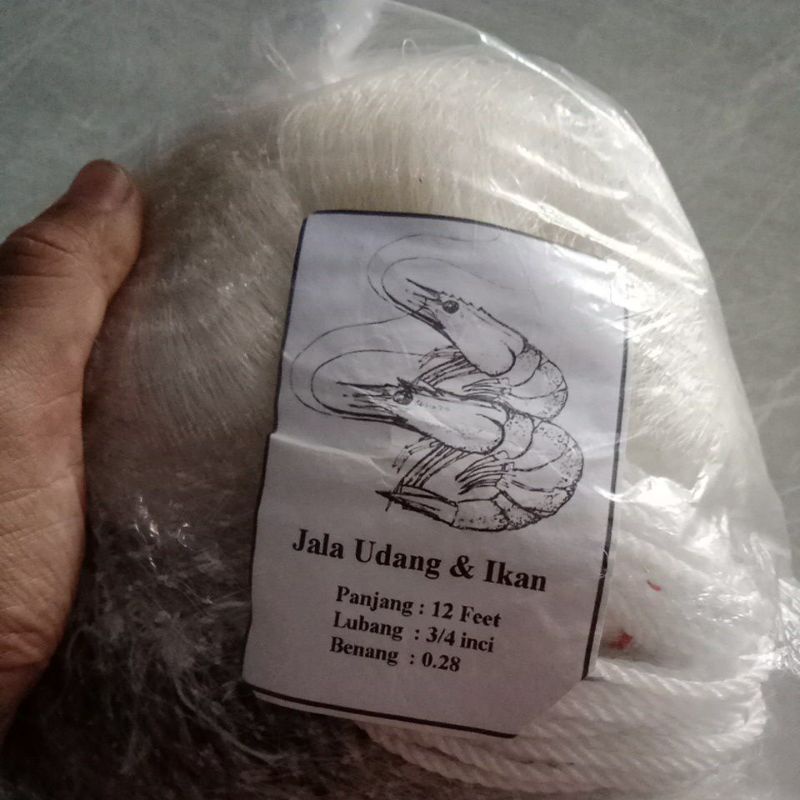 Jual Jala Lempar 12 feet siap pakai pemberat timah jala udang jala ikan ...
