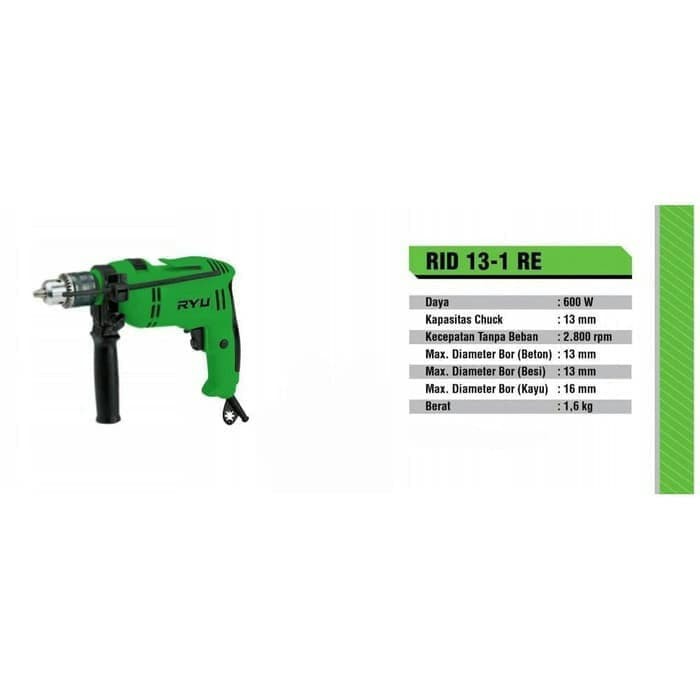 Jual Tekiro Ryu RID 13-1RE Mesin Bor Tembok | Shopee Indonesia