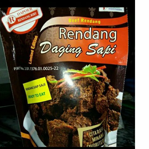 Jual Rendang Daging Sapi 250 gram | Shopee Indonesia