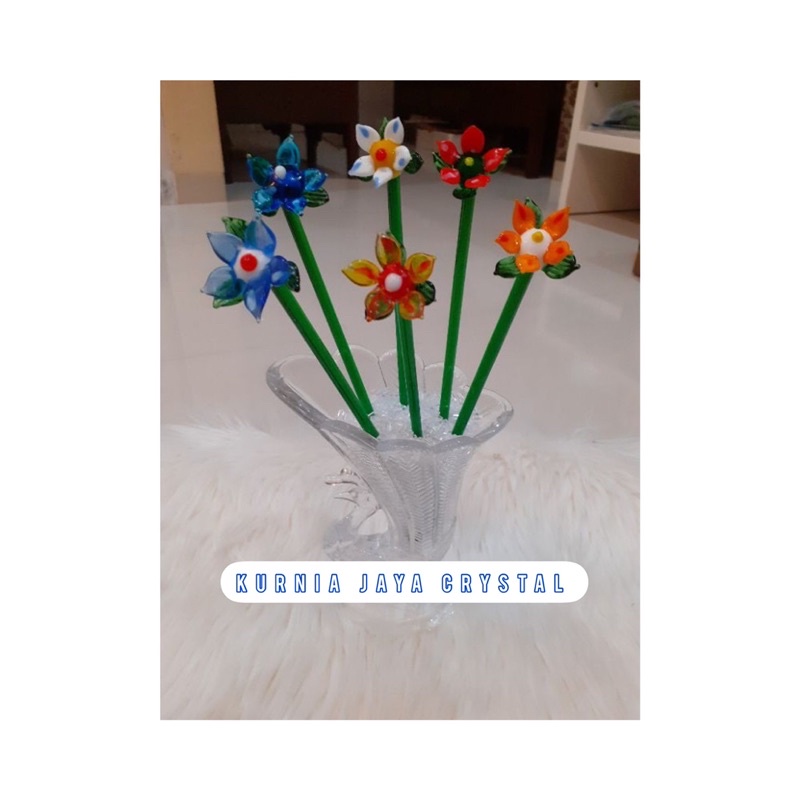 Jual Bunga Lidi Kristal tinggi 20 cm harga satuan | Shopee Indonesia