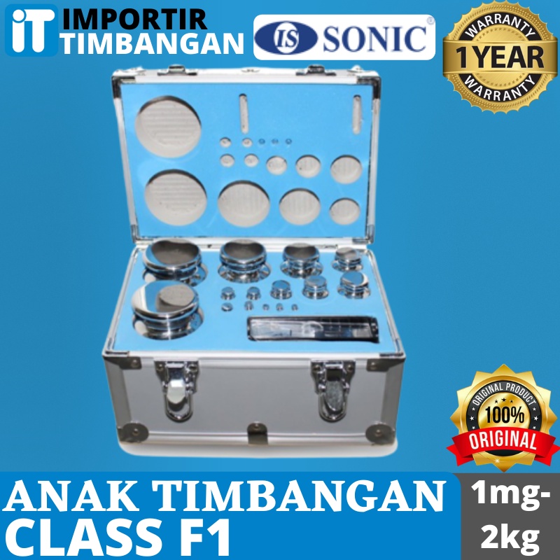 Jual anak timbangan F1 1mg - 2kg / batu kalibrasi timbangan F1 1mg - 2kg New Original Garansi ...