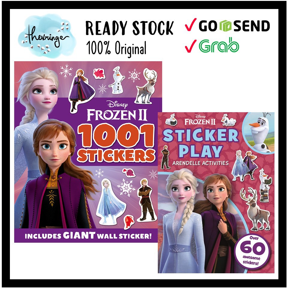 Jual Frozen II Sticker Activity Book 60 and 1001 stickers Play - Elsa ...