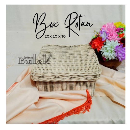 Jual Box Rotan Rustic Kotak Rotan Rustic | Shopee Indonesia