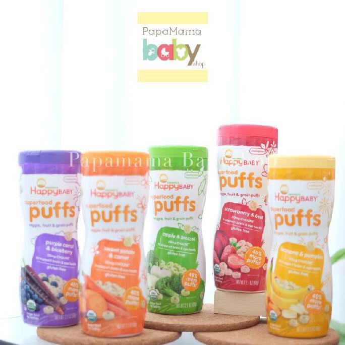 Jual Happy Baby Puff Superfood Snack Bayi Yummy Bites | Shopee Indonesia