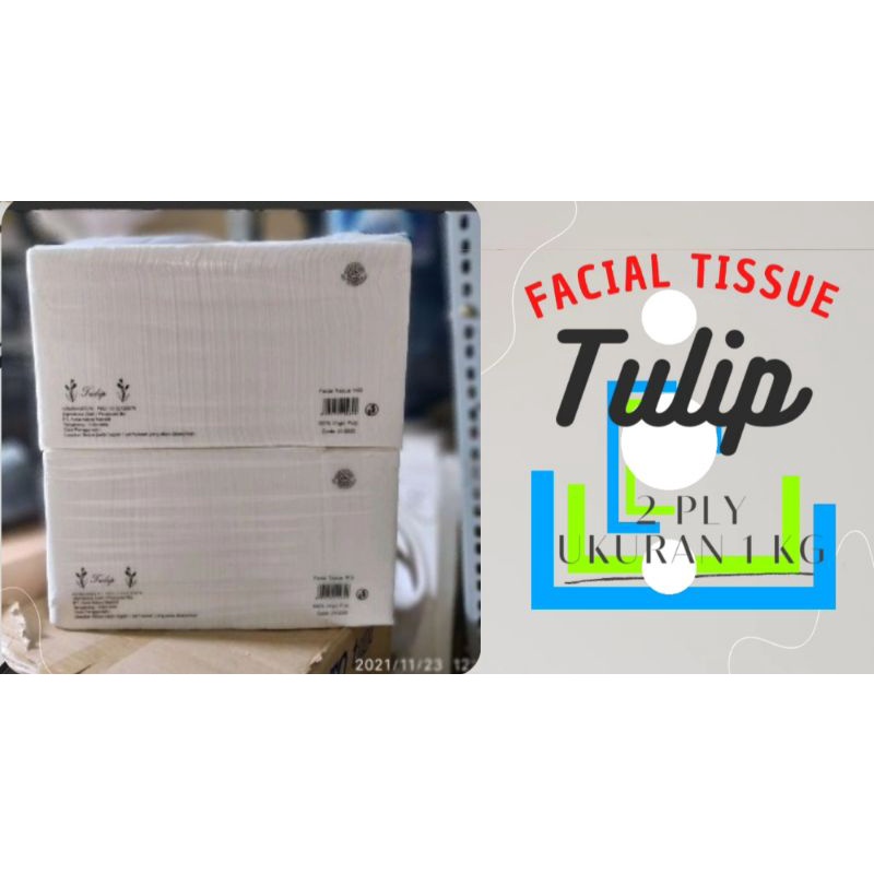 Jual Tisu Wajah TULIP Facial Tissue TULIP 2 PLY 1 Kg | Shopee Indonesia