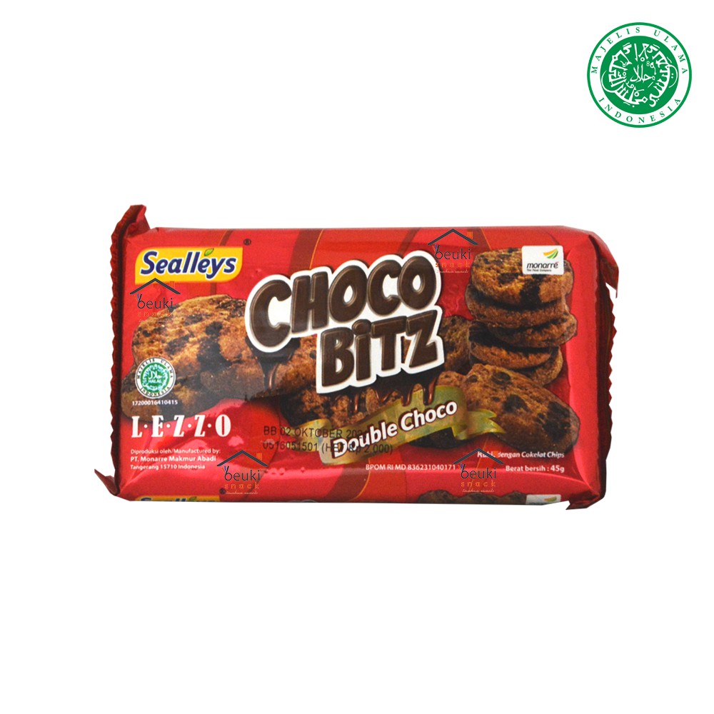 Jual Monarre Sealleys Choco Bitz Kue Biskuit Choco Chip Harga Grosir ...