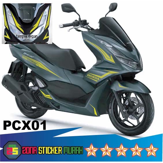 Jual stiker pcx 160 cutting sticker simple fresh elegant ga pasaran ...