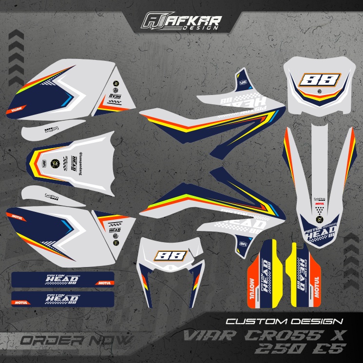 Jual DECAL VIAR CROSS X 250 ES DESIGN CUSTOM (BISA REQUEST) | Shopee ...