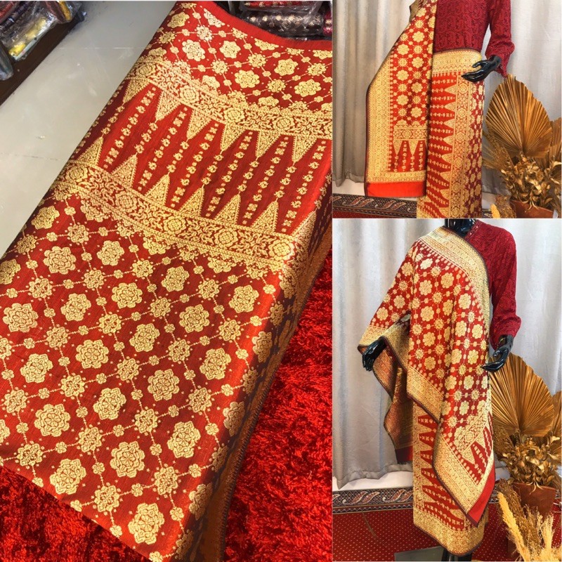 Jual SONGKET LEPUS 1 BENANG ORI - ILHAM SONGKET TENUN TANGAN ASLI PALEMBANG | Shopee Indonesia