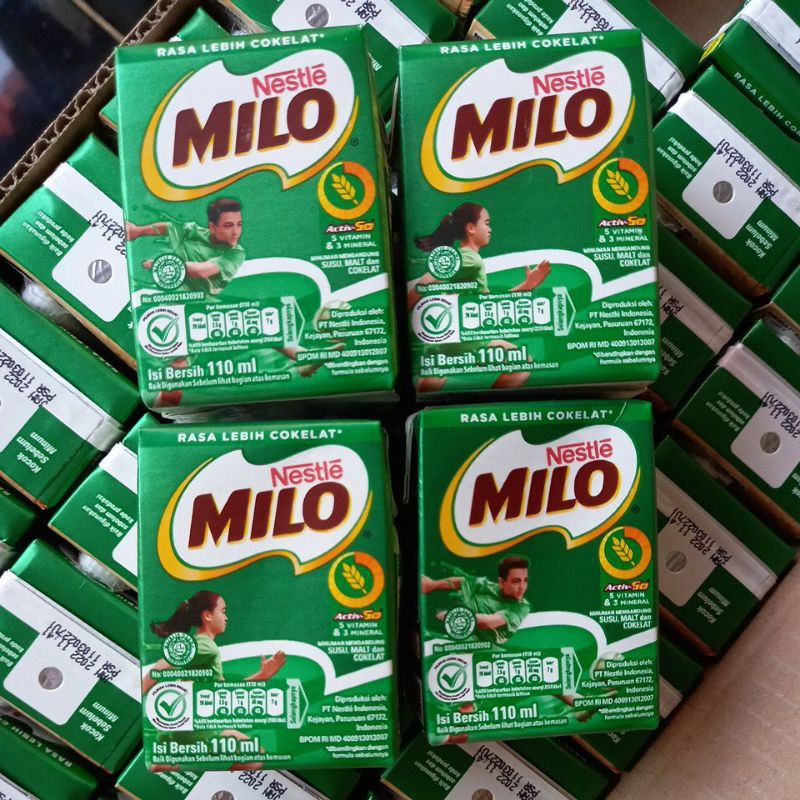 Jual Susu UHT Milo Active GO Minipack - Netto 110ml | Shopee Indonesia
