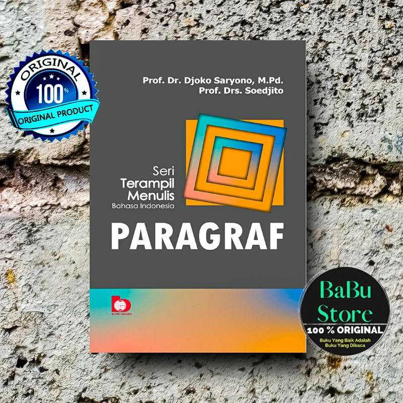 Jual Buku PARAGRAF - Djoko Saryono & Soedjito - Bumi Aksara BA ORIGINAL | Shopee Indonesia
