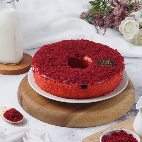 Jual Dcika Sifon Red Velvet | Shopee Indonesia