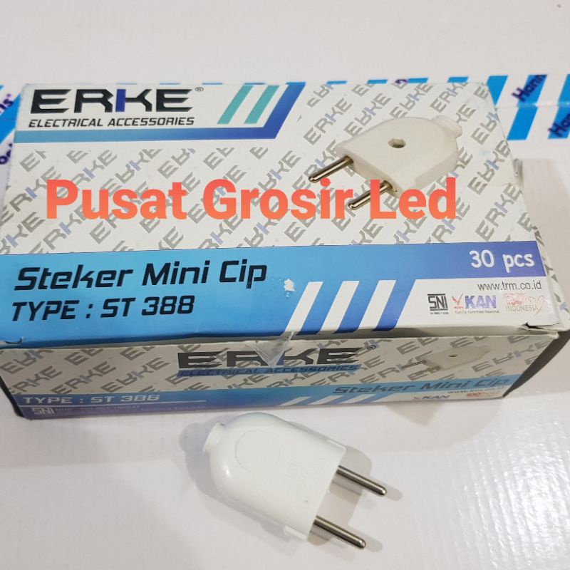Jual Steker Gepeng Mini ERKE ST 388 Putih | Shopee Indonesia
