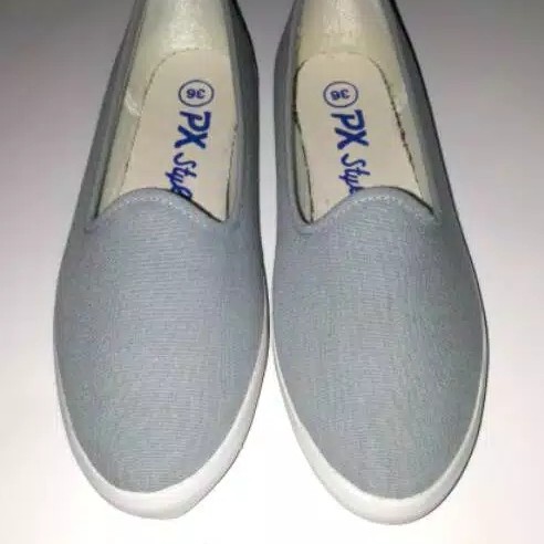 Jual Sepatu Kanvas PX Style Slip On (098) / Flat Women Shoes / Sepatu ...
