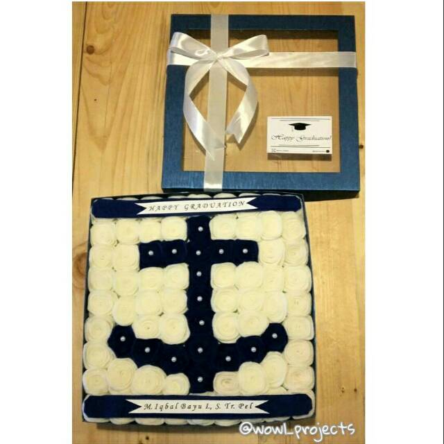 Jual Flower Box Jangkar, Bunga Flanel Jangkar, Box Bunga Jangkar, Kado ...