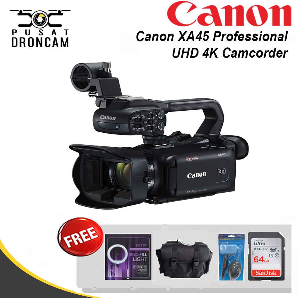Jual Canon XA45 Professional UHD 4K Handycam Camcorder XA 45 | Shopee ...