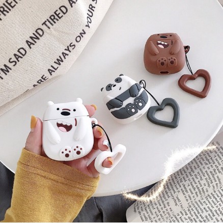 Jual WE BARE BEAR AIRPOD CASE Grizzly Panda Ice Bear (Hanya casing ...