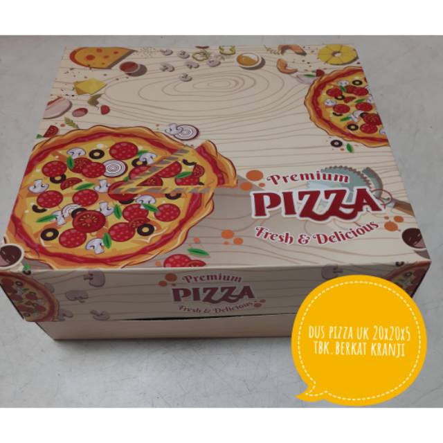 Jual DUS PIZZA UK.22CM(5 PCS) | Shopee Indonesia
