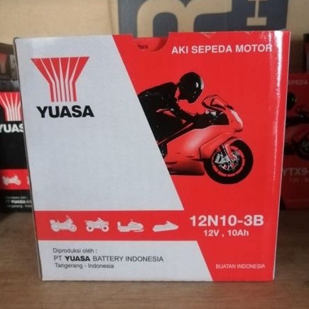 Jual Aki Motor Vespa Excel Vespa PX YUASA 12N10-3B 12 volt 10ah Accu basah | Shopee Indonesia