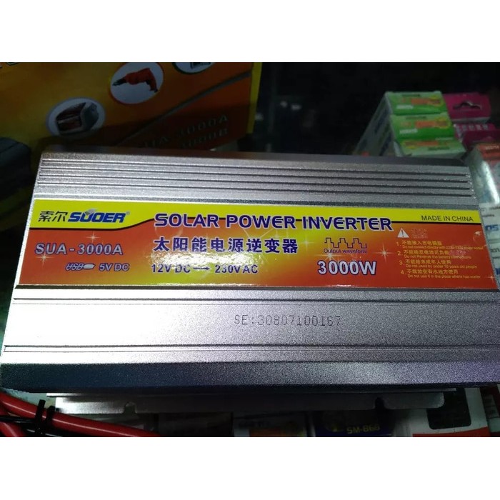 Jual TERBAIK SUOER SOLAR Power Inverter SUA 3000 Watt 12V 12volt ...