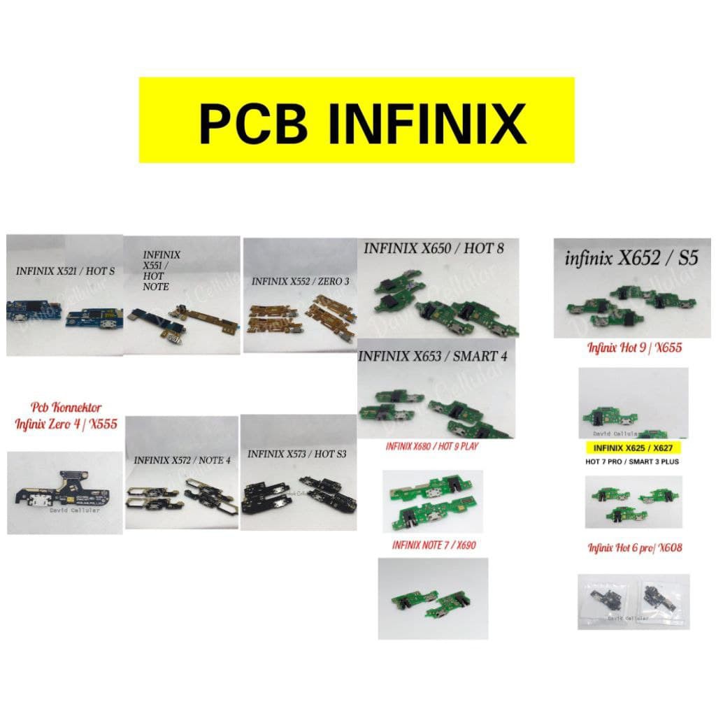 Jual PCB INFINIX X521 X551 X552 X572 X573 X608 X650 X652 X653 X655 X555 ...
