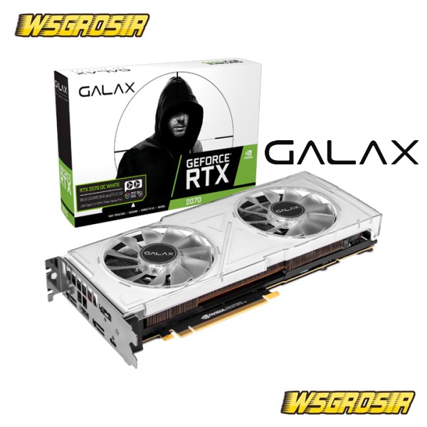 Jual VGA GALAX RTX 2070 WHITE OC 8GB GDDR6 RGB FAN - RTX2070 8GB ...