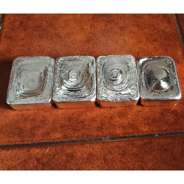 Jual Perak murni batangan pure silver 999 @ 250 gram ready stok ...