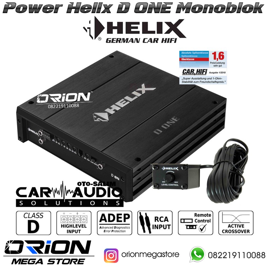 Jual Power Helix D One Monoblok Class D German Technology | Shopee Indonesia