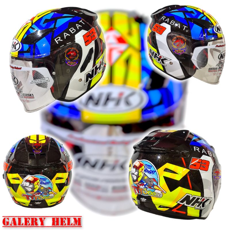 Jual HELM NHK R1 GP Edition Tito Rabat ORIGINAL | Shopee Indonesia