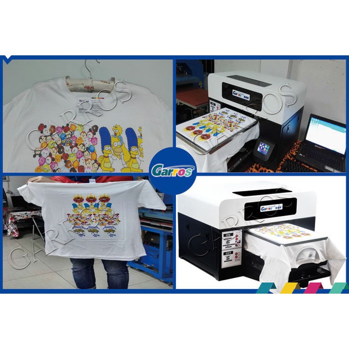 Jual Jasa Digital Printing Kaos Putih Satuan Custom DTG Sablon Print A4 ...