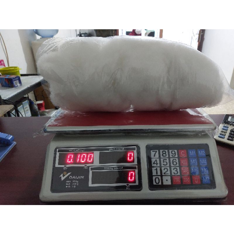 Jual Dakron/Dacron/Kapas Silikon HCS Grade AAA Isian Bantal isi 100 ...