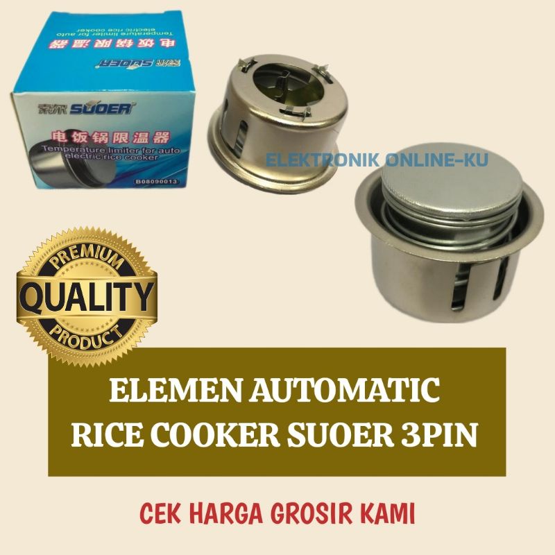 Jual ELEMEN OTOMATIS RICE COOKER MAGIC COM 3PIN SUOER + DUS BARANG ...