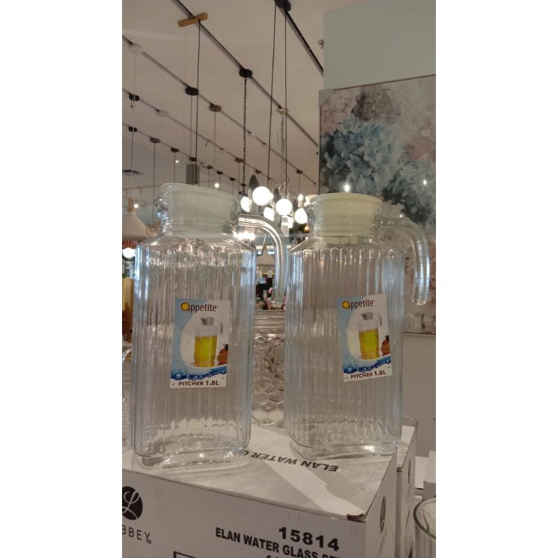 Jual PITCHER RENATA / TEMPAT MINUM INFORMA / TEKO KACA MURAH / WATER ...