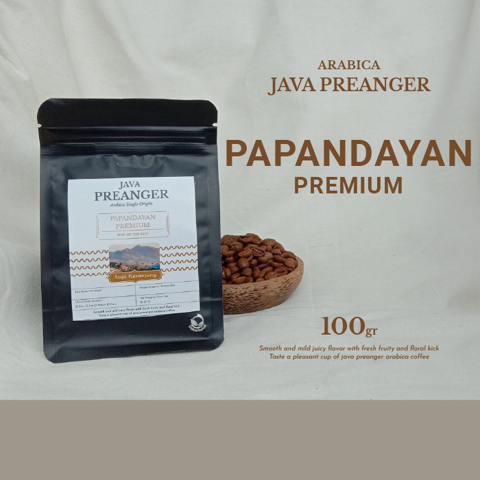 Jual Arabica Java Preanger Papandayan Premium Kopi Bean, Bubuk 100 ...