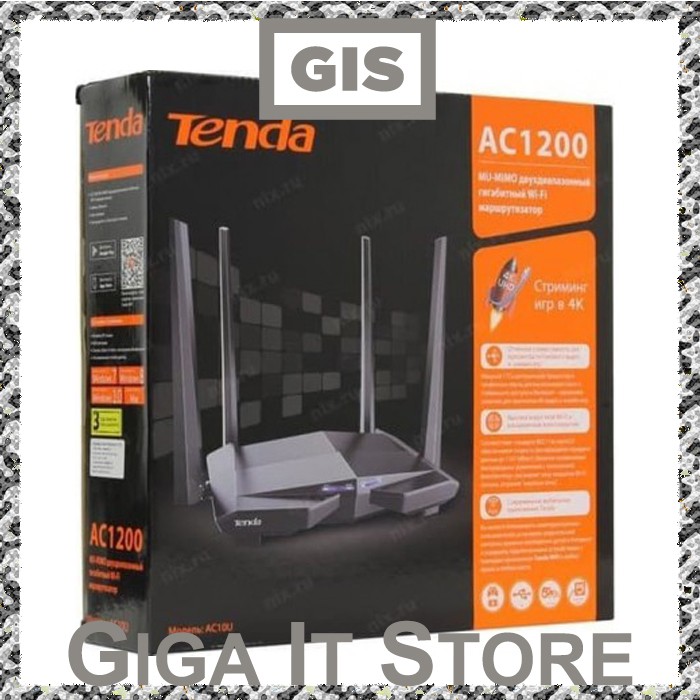 Jual Tenda AC10U - AC1200 MU-MIMO Smart Dual-Band Gigabit WiFi | Shopee Indonesia