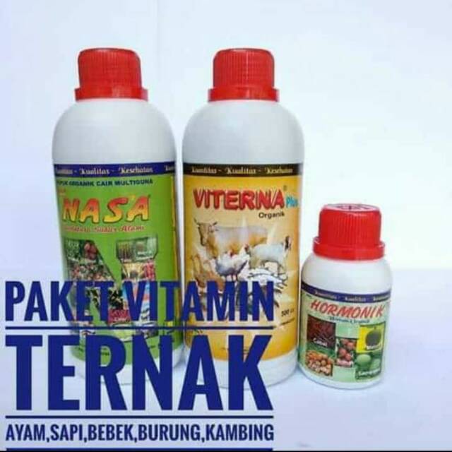 Jual Paket Ternak Nasa (Viterna-Hormonik-Poc ) / Paket Budidaya Ternak | Shopee Indonesia