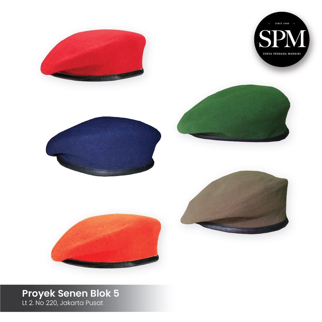 Jual Topi Baret Militer TNI / Semua Warna / All Size | Shopee Indonesia