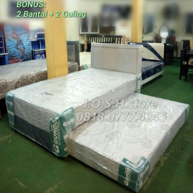 Jual SET GUHDO 2in1 Springbed Single Size - Ranjang Susun - Tempat Tidur Tingkat - Kasur ...