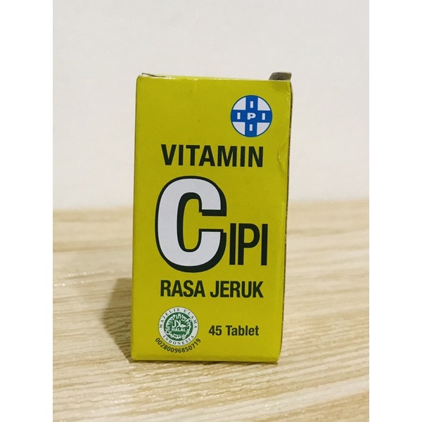 Jual Vitamin C IPI | Rasa Jeruk | 45 Tablet | Shopee Indonesia