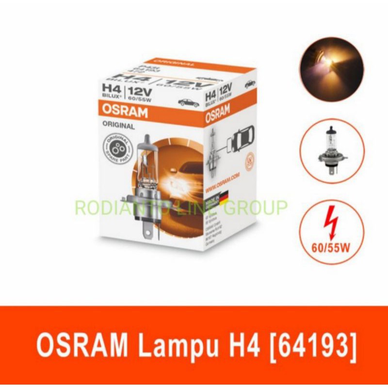 Jual BOHLAM LAMPU HALOGEN MOBIL XENIA, LUXIO, GRAND MAX, CARRY H4 12V ...