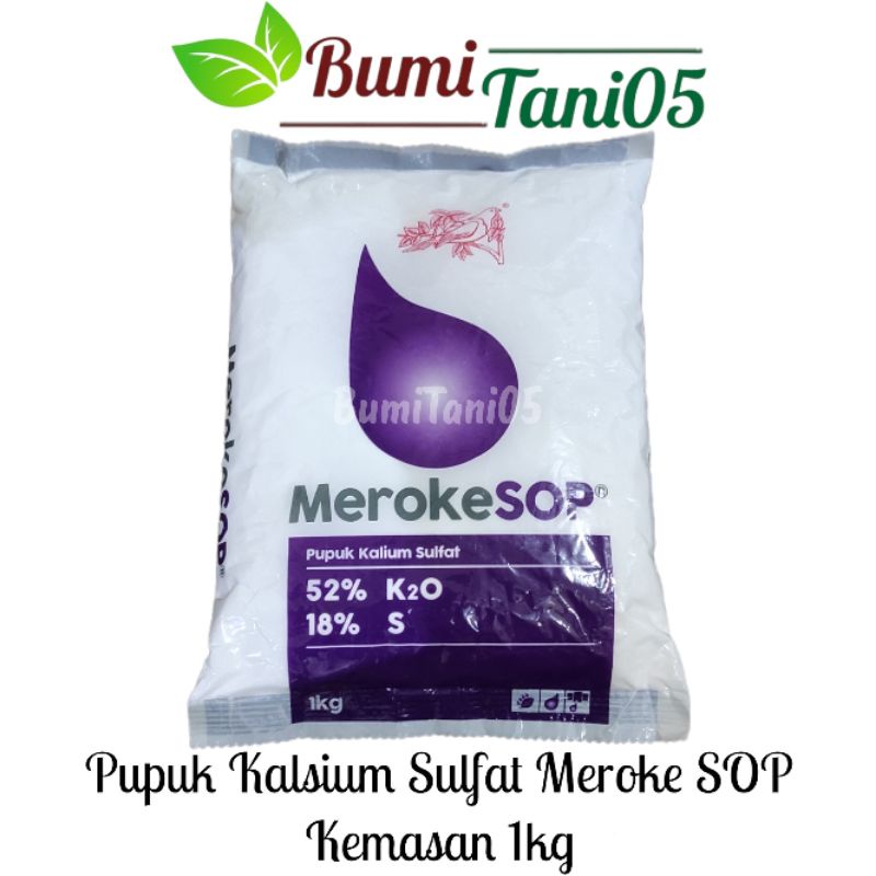 Jual Pupuk Meroke SOP Kalium Sulfat Kemasan 1 kg | Shopee Indonesia