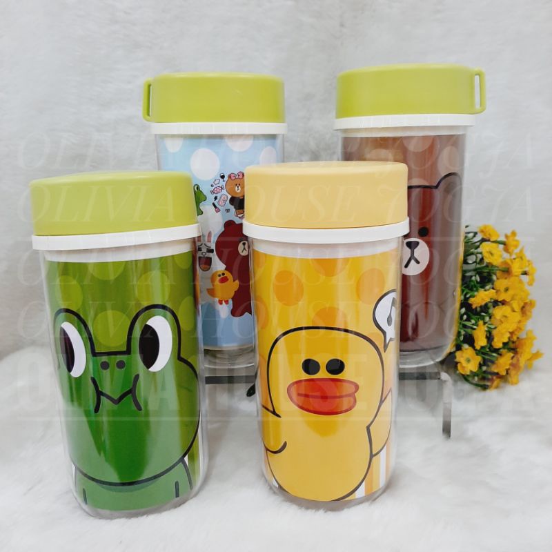 Jual Botol Minum Bear Beruang Kelinci Bebek Katak Tumblr Bear Beruang ...