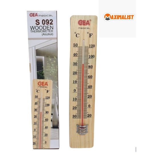Jual Termometer Kayu - Termometer Ruang Kayu - Termometer Dinding Kayu ...